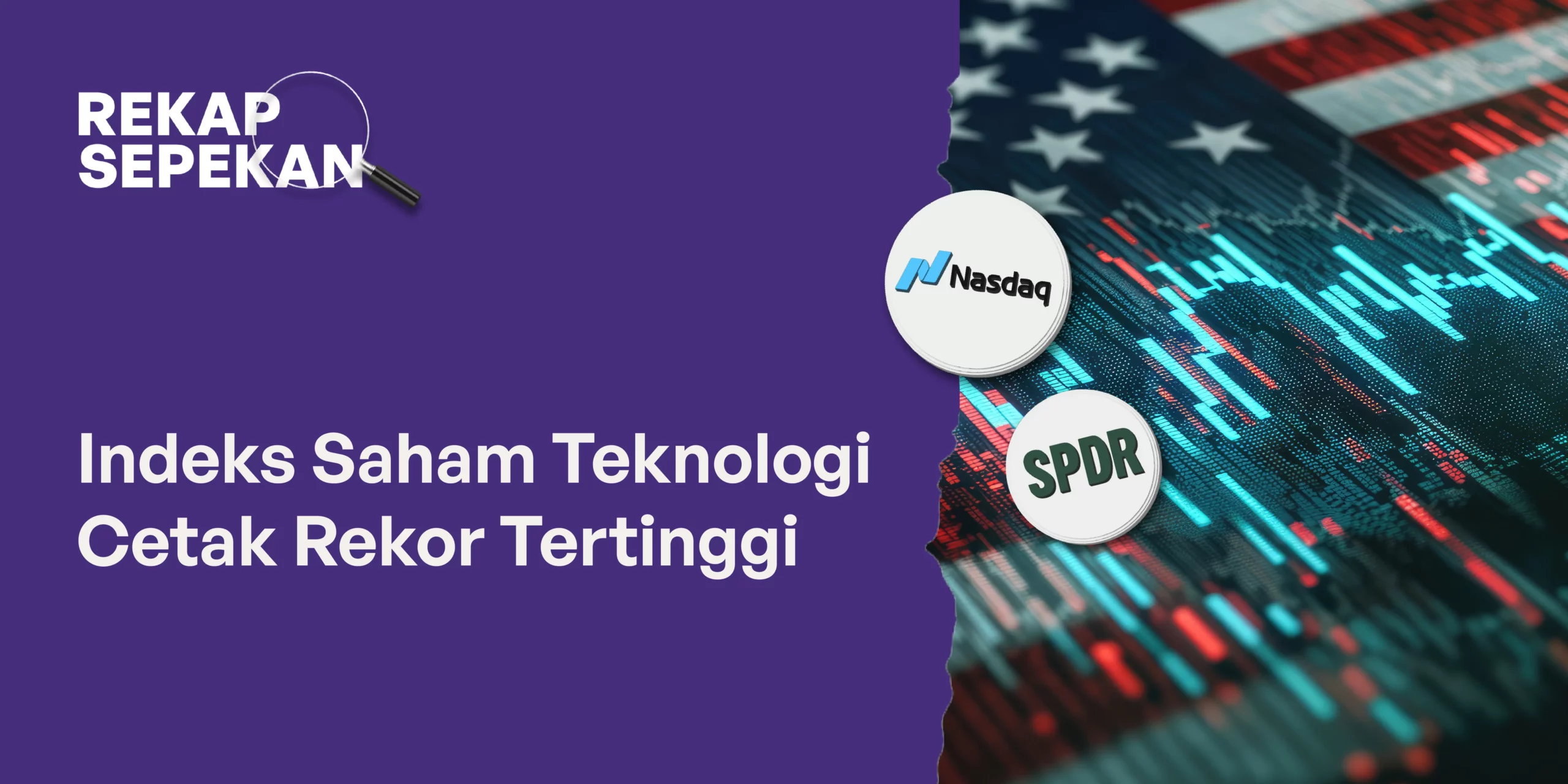 Indeks Saham Teknologi Cetak Rekor Tertinggi di Tengah Data Inflasi yang Campur